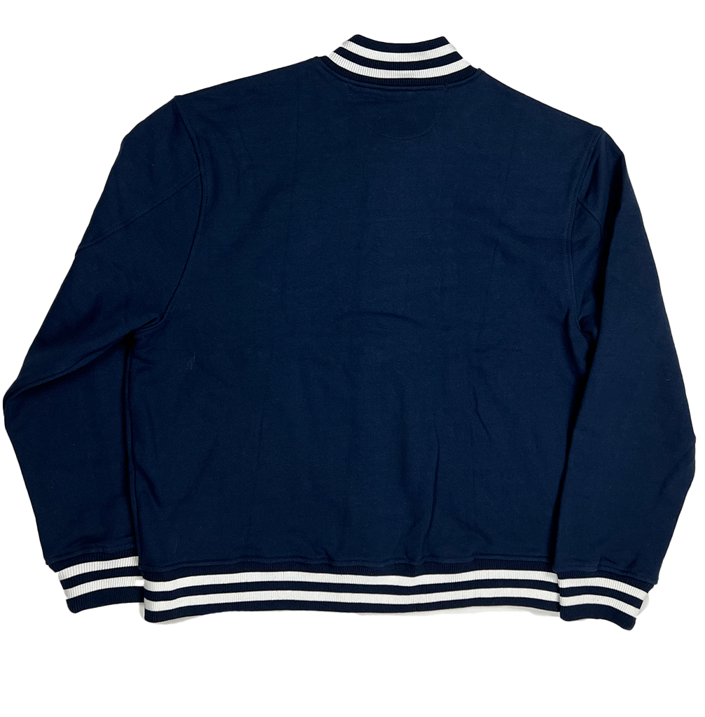 CV BASEBALL JACKET -NAVY -CHASE VISIONS BRAND